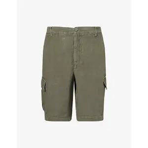 120% Lino Bermuda Linen Shorts
