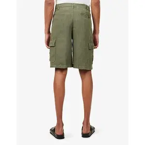 120% Lino Bermuda Linen Shorts