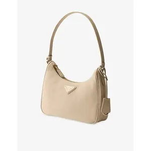Prada Re-edition 2005 Mini Leather Shoulder Bag - Neutral