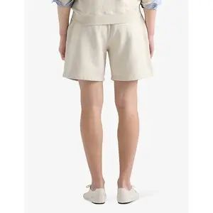 Prada Cotton Drawstring Bermuda Shorts - Neutral