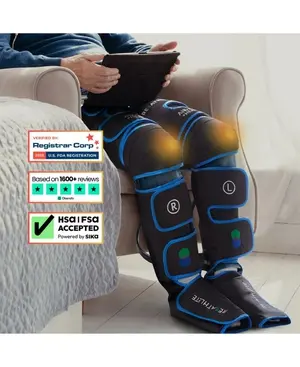 REATHLETE Air-c Leg And Foot Compression Massager Recover Boots