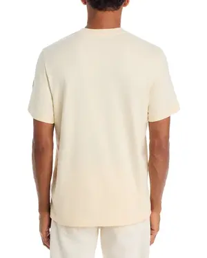 Moncler Logo Print Cotton T-shirt - Ivory