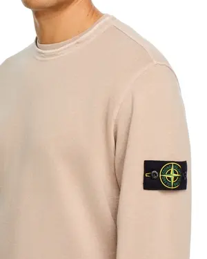 Stone Island Malfile Fleece Sweatshirt - Desert Sand