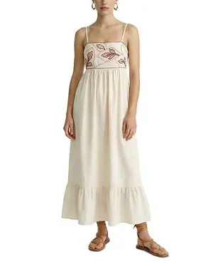 Vero Moda Empire Waist Maxi Dress - Birch