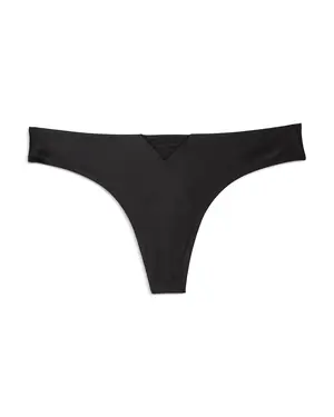 FLEUR DU MAL Le Stretch Gloss Thong - Black
