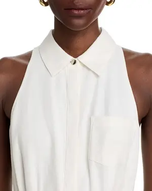 TOCCIN Tiana Sleeveless Shirt Dress