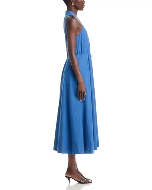 TOCCIN Tiana Sleeveless Shirt Dress - Ocean