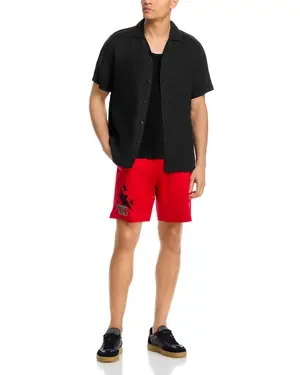 Rag & Bone Miramar Soccer Shorts - Red