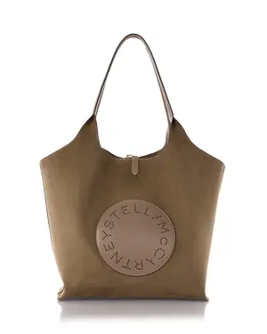 Stella McCartney Logo Reversible Tote Bag - Moss