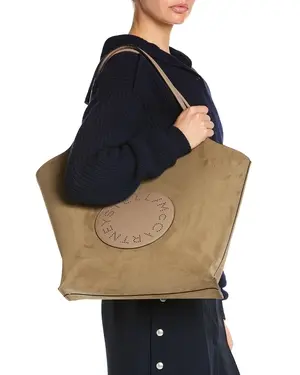 Stella McCartney Logo Reversible Tote Bag - Moss