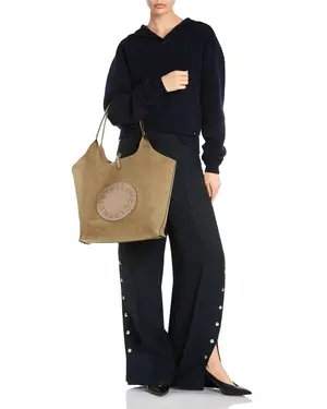 Stella McCartney Logo Reversible Tote Bag - Moss
