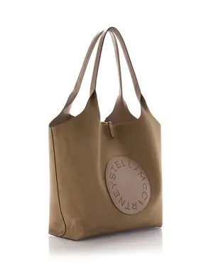 Stella McCartney Logo Reversible Tote Bag - Moss