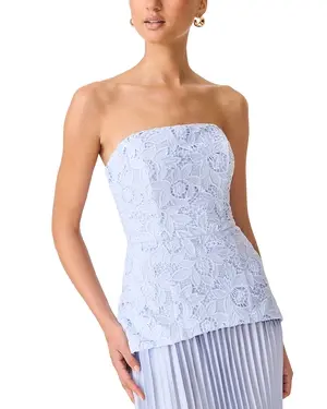 ELLIATT Strapless Lace Gown