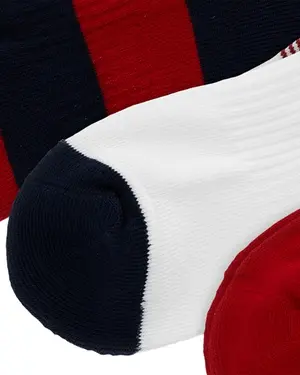 Polo Ralph Lauren Usa Stadium Low Cut Ankle Socks, Pack Of 6