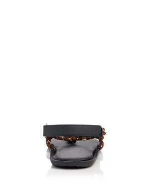 Flowze Ankle Tie Rope Sandals - Brown