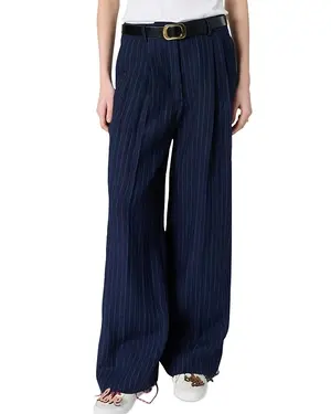 Gerard Darel Ayla Linen Wide Leg Pants
