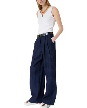 Gerard Darel Ayla Linen Wide Leg Pants