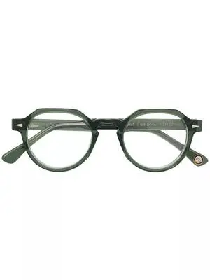 AHLEM Ruebosquet Round Frame Eyeglasses - Green