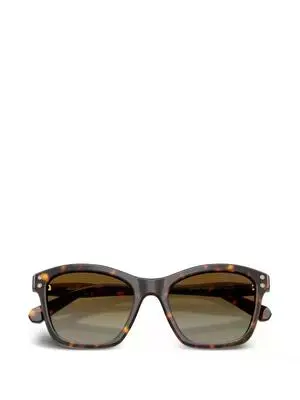 SWAROVSKI Square Frame Sunglasses With Crystal Embellishment