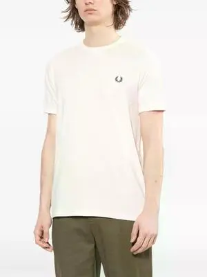 Fred Perry Crew Neck T-shirt - Neutrals