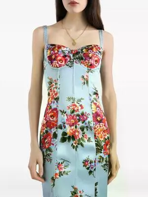Dolce & Gabbana Floral Print Midi Dress