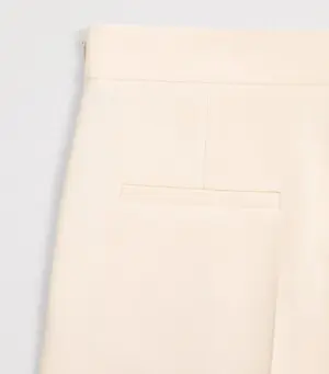 Valentino Garavani Silk Wide Leg Trousers