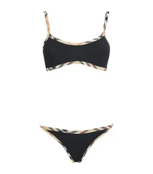 BURBERRY X HUNZA G Hunza G X Burberry Tyler Bikini - Black