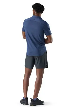 Smartwool Active Mesh Performance Polo - Nightfall Deep Navy