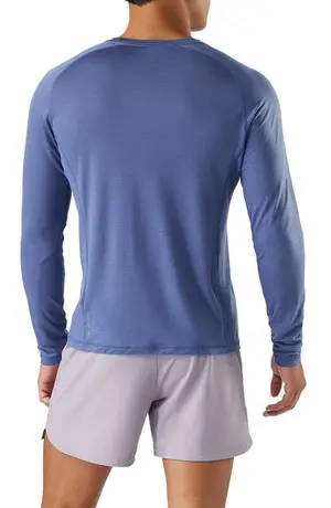 Smartwool Active Ultralight Long Sleeve Performance T-shirt - Nightfall Blue