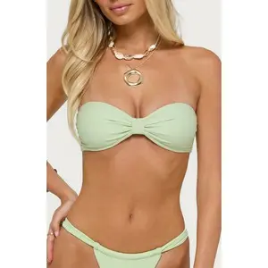 EDIKTED Anais Bandeau Bikini Top - Mint
