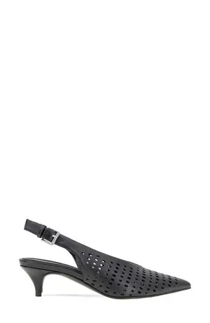Bcbgmaxazria Pawnee Slingback Kitten Heel Pumps - Black