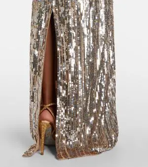 Jenny Packham Marnie Embellished Gown - Gold