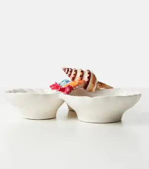LES-OTTOMANS Set Of 2 Ceramic Starter Plates