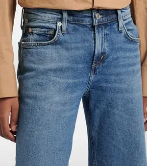 Citizens Of Humanity Nora Wide-leg Jeans In Washed - Blue