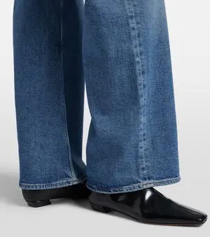 Citizens Of Humanity Nora Wide-leg Jeans In Washed - Blue