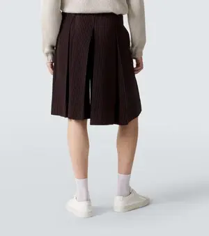 Issey Miyake Tailored Bermuda Shorts - Brown