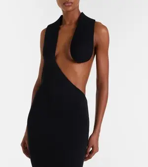 TOM FORD Asymmetric Jersey Gown