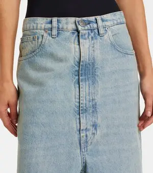 MAISON MARGIELA Frayed Straight Jeans - Blue