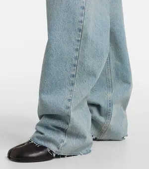 MAISON MARGIELA Frayed Straight Jeans - Blue