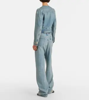 MAISON MARGIELA Frayed Straight Jeans - Blue