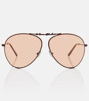 Acne Studios Aviator Sunglasses - Brown