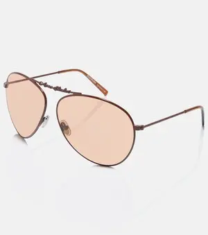 Acne Studios Aviator Sunglasses - Brown