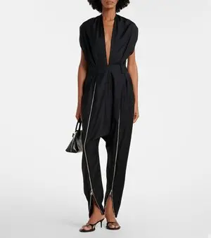Coperni Halterneck Virgin Wool Jumpsuit