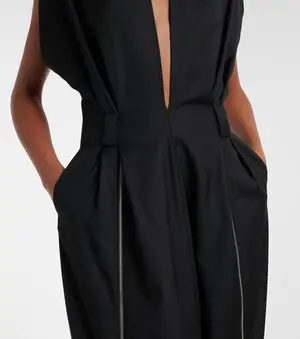 Coperni Halterneck Virgin Wool Jumpsuit