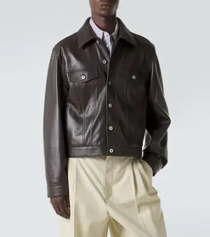 Bottega Veneta Intrecciato Lamb Leather Jacket