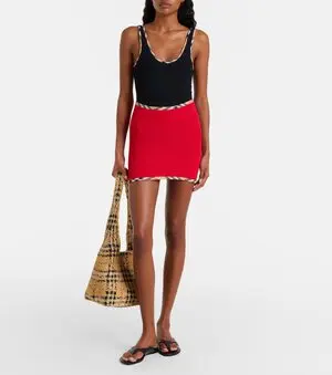 Burberry Devyn Beach Cover-up Set - Red