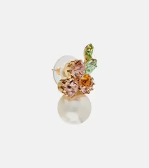 JENNIFER BEHR Vivi Embellished Floral Earrings - Multicoloured