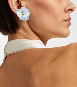 JENNIFER BEHR Viletta Embellished Earrings - Blue