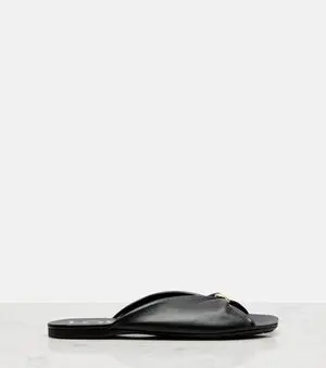 Loewe Pebble Leather Slides