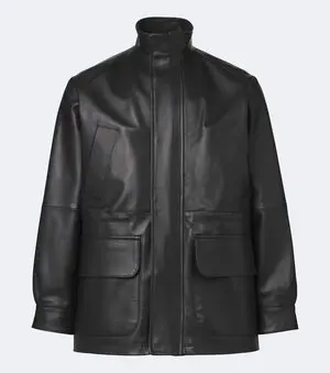 STOFFA Leather Jacket - Black